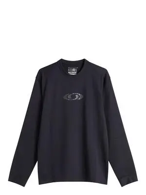 MAISON MARGIELA X Salomon Perforated Long Sleeve Sweater - Washed Black