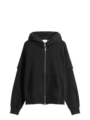 LE PERE Double Zip Hoodie