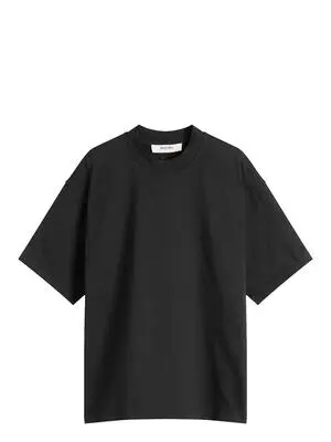 ABOUT:BLANK Mock Neck T-shirt - Black/ecru