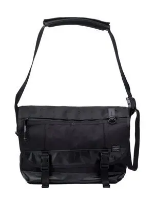 PORTER-YOSHIDA & CO Heat Buckle Strap Messenger Bag - Black