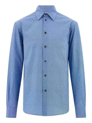 SALVATORE FERRAGAMO Monogram Print Shirt