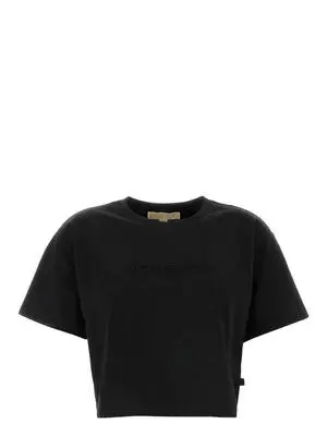 Michael Kors Logo-embossed T-shirt - Black