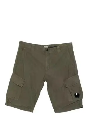 C.P. COMPANY Ottoman Cargo Shorts - Green