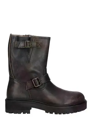 ALLSAINTS Tait Buckle-strap Boots - Brown