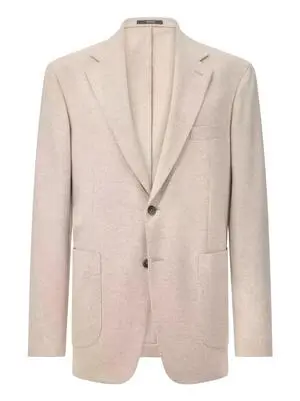 Boggi Milano Single-breasted Patch-pocket Blazer - Neutrals