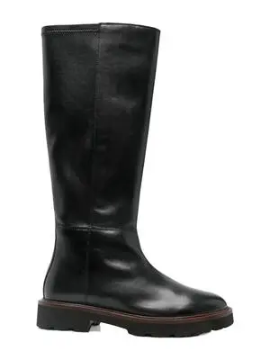GEOX Leather Zip Boots