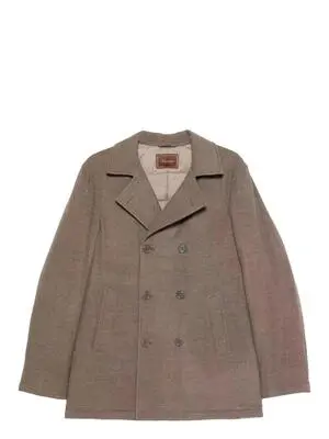 DORIANI CASHMERE Double-Breasted Cashmere Coat