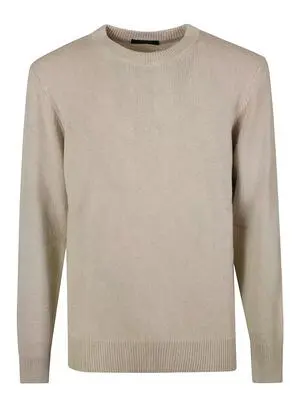 ARAGONA Crewneck Sweater - Neutrals