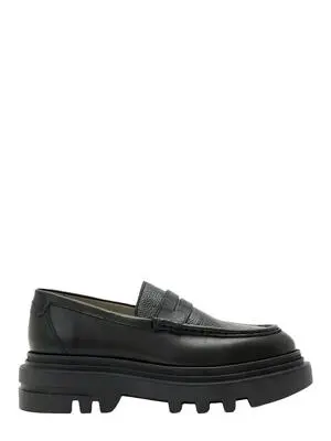 ALLSAINTS Lug-sole Penny Loafers - Black