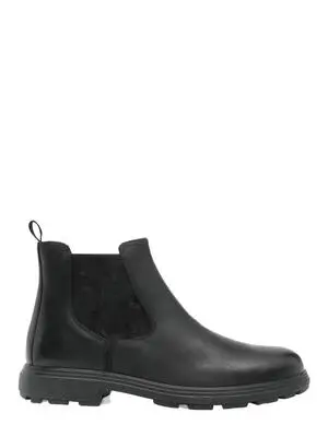 Geox Meiern Leather Boots - Black