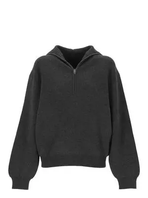 Balenciaga Back-to-front Zip Sweater - Grey