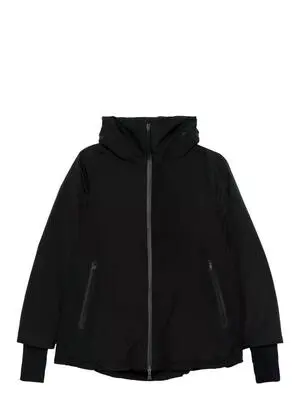Herno Zip Hooded Jacket - Black