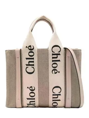 Chloé Small Woody Tote Bag - Neutrals