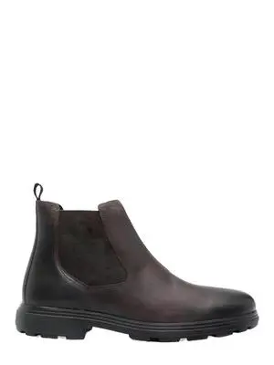 Geox 35mm Leather Chelsea Boots - Brown