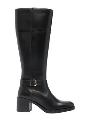GEOX Strap-Detail Knee-High Boots