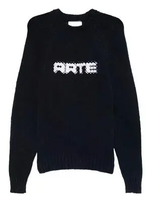 ARTE ANTWERP Logo Sweater - Blue