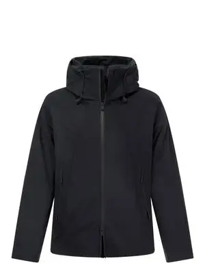 Boggi Milano Padded Hooded Jacket - Black