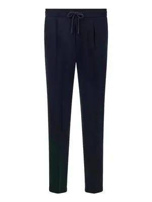 Boggi Milano Drawstring Trousers - Blue