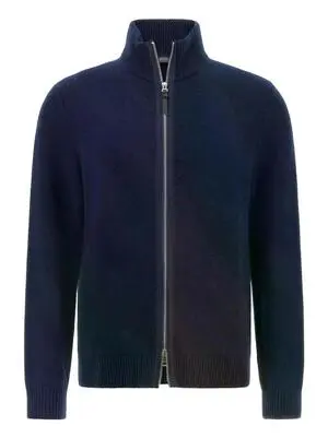 Boggi Milano Full-zip Cardigan - Blue