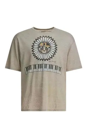 Kapital Graphic-print T-shirt - Neutrals