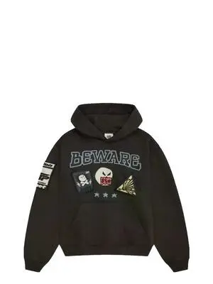 BROKEN PLANET Logo-print Hoodie - Black