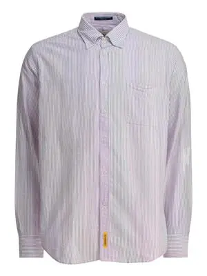 B.D.BAGGIES Striped Pocket Shirt - White