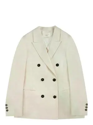 Montedoro Double-breasted Blazer - Neutrals