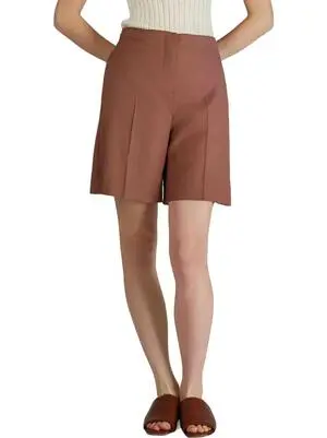 Incotex Tailored Wool Shorts - Brown