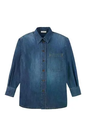 GLANSHIRT Buttoned Denim Shirt