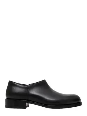 THE ROW Nobilis Block-heel Loafers - Black
