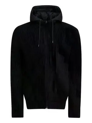 Herno Hooded Zip Jacket - Black