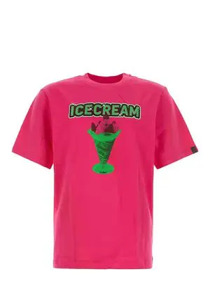 ICECREAM Graphic T-shirt - Pink