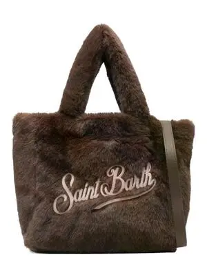 MC2 SAINT BARTH Colette Faux-fur Tote Bag - Brown