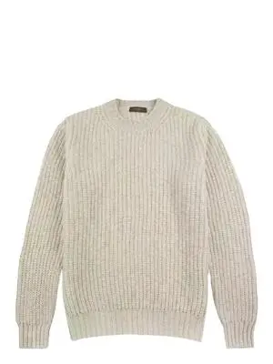 SLOWEAR Round-neck Wool Sweater - Neutrals