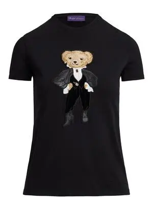 Ralph Lauren Holiday Polo Bear T-shirt - Black