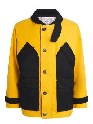 Thom Browne Cotton Water-resistant Field Jacket - Yellow