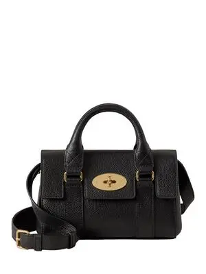 Mulberry Mini Bayswater Leather Satchel - Black