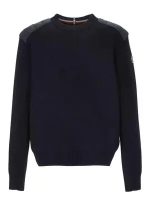 Moncler Padded-shoulder Sweater - Blue