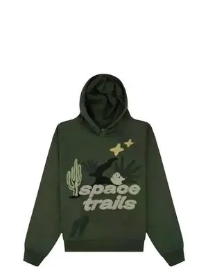 BROKEN PLANET Logo-print Hoodie - Green