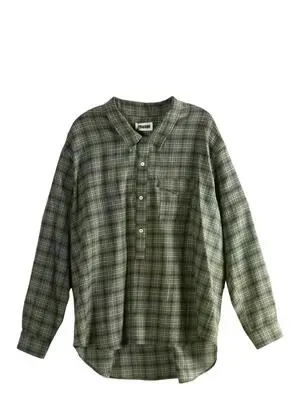 MAGLIANO Checked Shirt With Chest Pocket - Grey