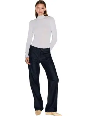 SKIMS Sheer Modal Long Sleeve Turtleneck Bodysuit - Mist