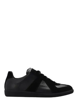 MAISON MARGIELA Leather Sneakers - Black