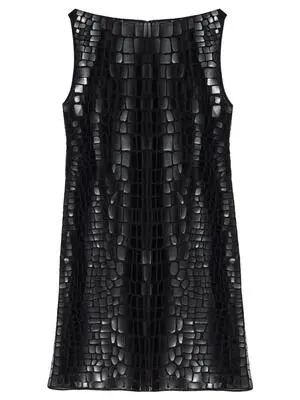 Dsquared2 Silk Mini Dress - Black