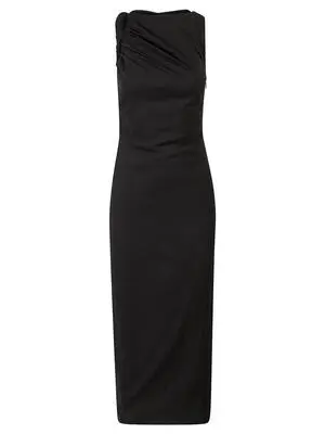 VERSACE Long Dress With Elastic Profile