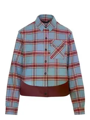 Aztech Mountain Loge Peak Checked Shirt - Blue