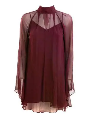 Staud Long-sleeve Mini Dress - Red