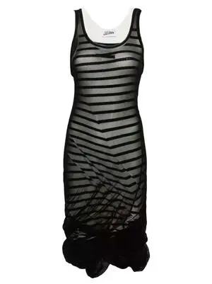 JEAN PAUL GAULTIER The Marinière Striped Maxi Dress - White