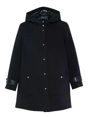 Herno Hooded Pocket Coat - Blue