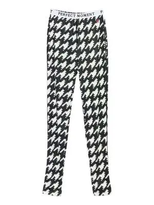 Perfect Moment Houndstooth-print Leggings - Black