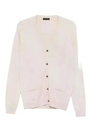 ROBERTO COLLINA Button Pocket Cardigan - Neutrals
